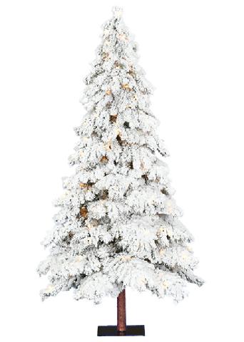 Flocked Alpine Tree – Xclusive Elements