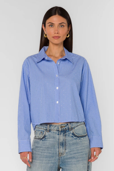 Frazer Blue Stripe Shirt – Xclusive Elements